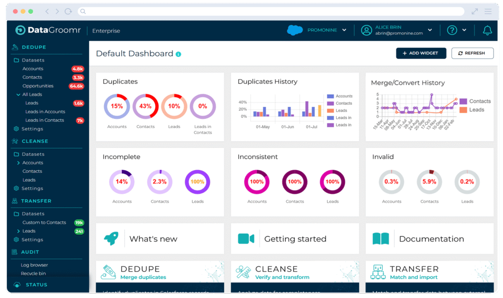Salesforce Deduplication Made Simple I Dedupe Today with DataGroomr