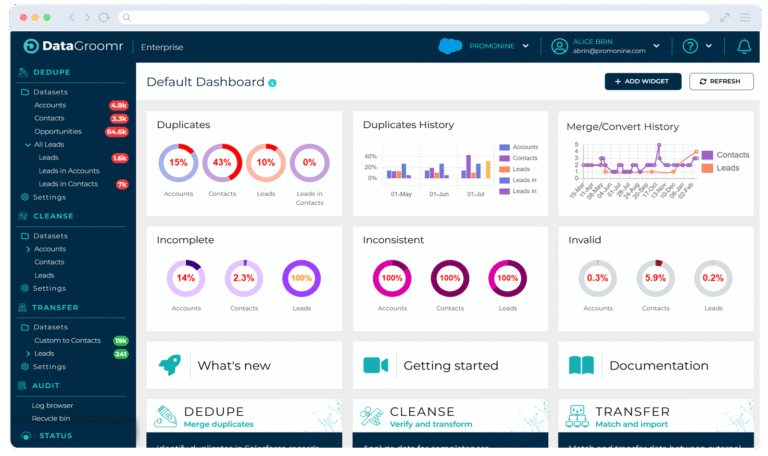 Salesforce Deduplication Made Simple I Dedupe Today with DataGroomr